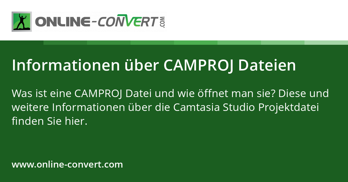 Informationen über CAMPROJ Dateien