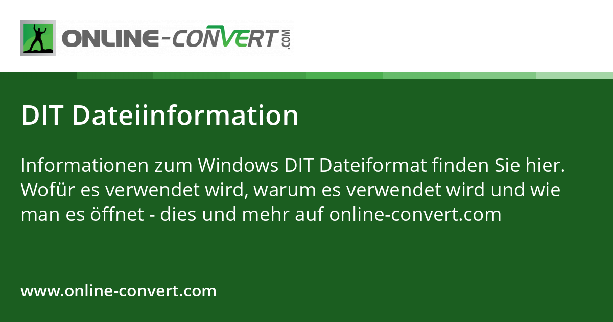DIT Dateiinformation