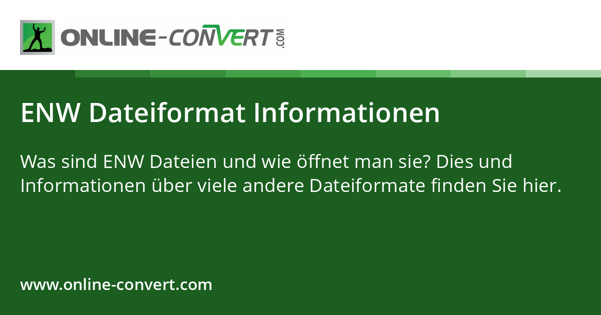 ENW Dateiformat Informationen