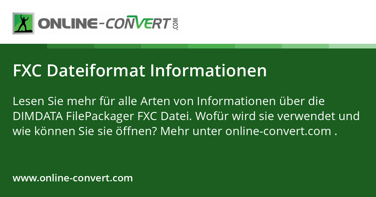 FXC Dateiformat Informationen