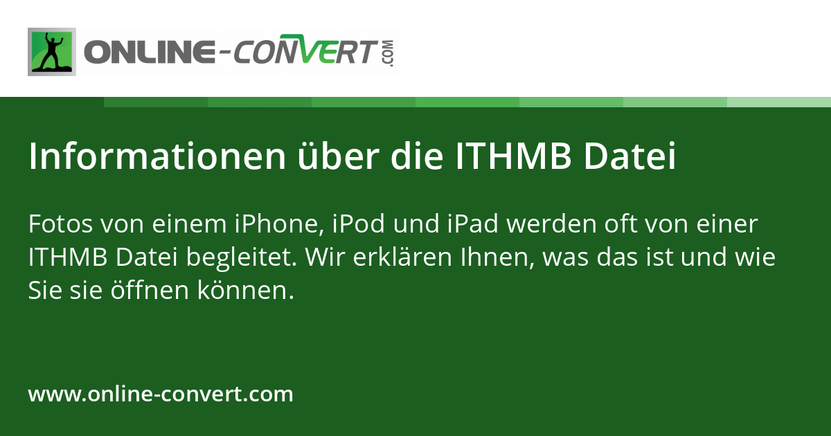 Informationen über die ITHMB Datei