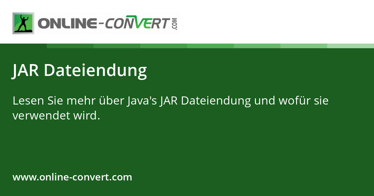 JAR Dateiendung