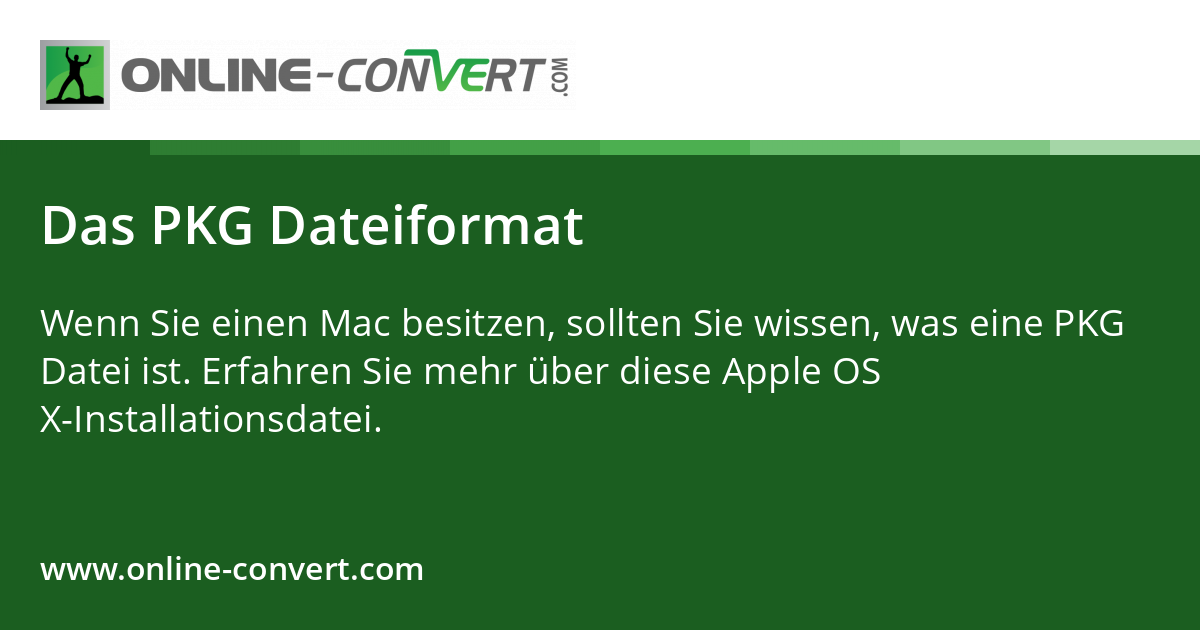 Das PKG Dateiformat