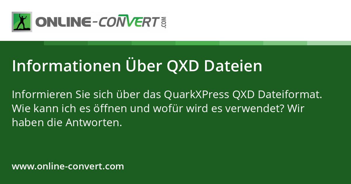 Informationen Über QXD Dateien