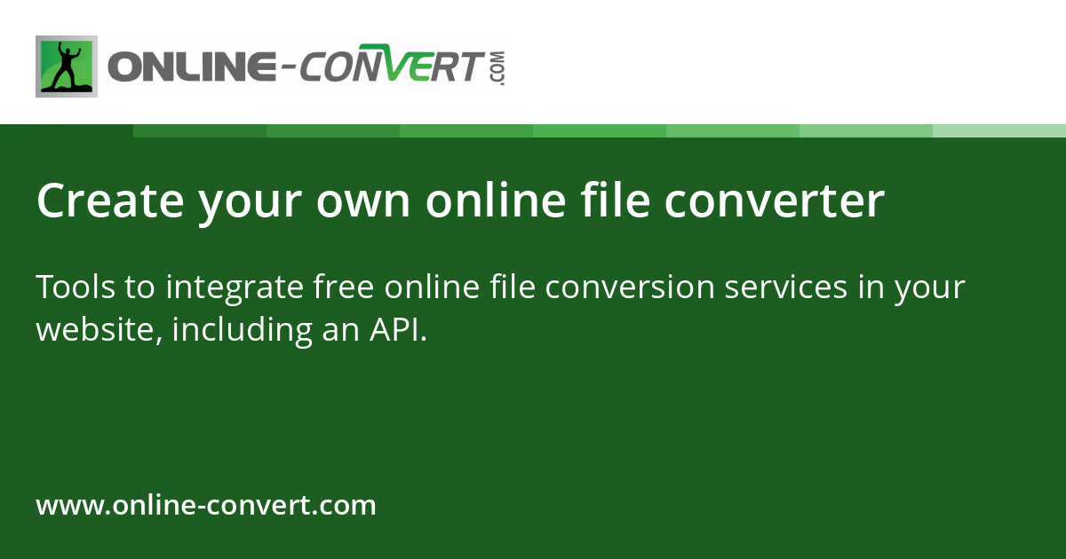 Create your own online file converter