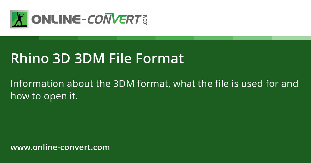 Rhino 3D 3DM File Format