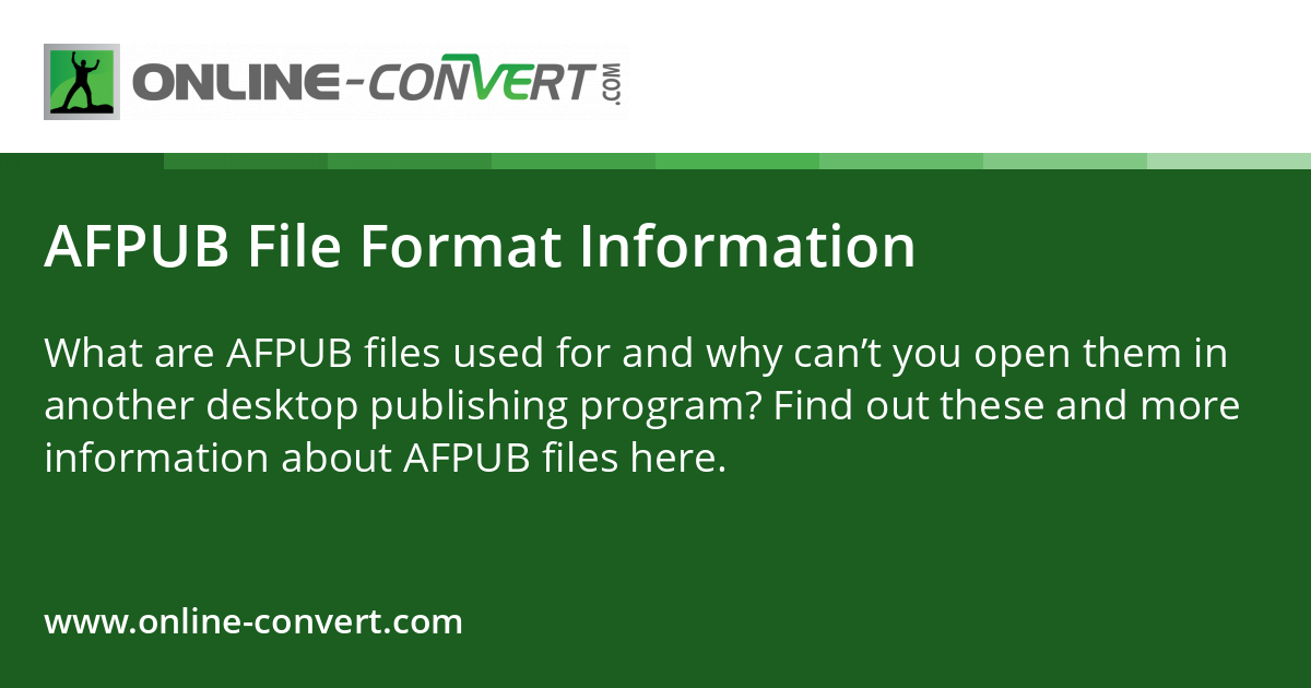 AFPUB File Format Information