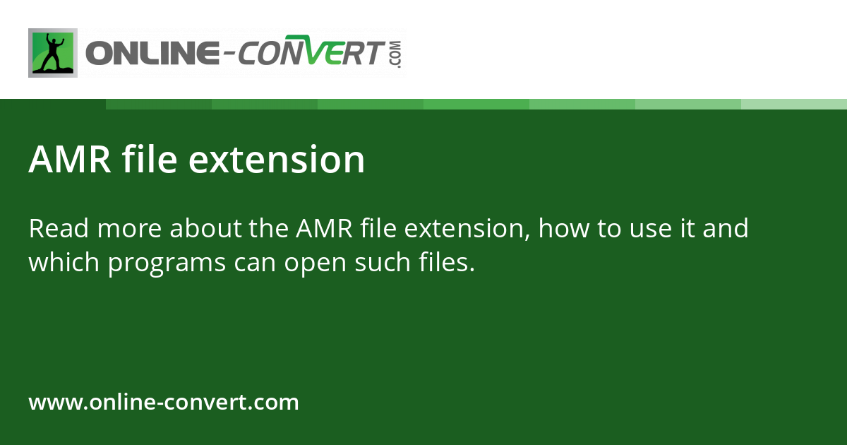 AMR file extension