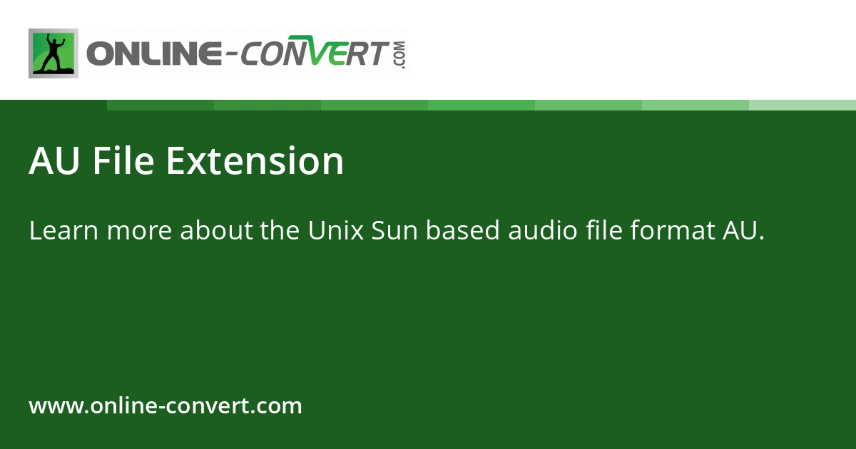 AU File Extension