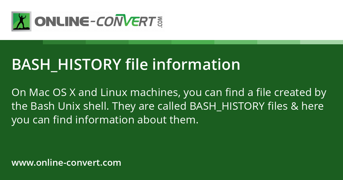 BASH_HISTORY file information