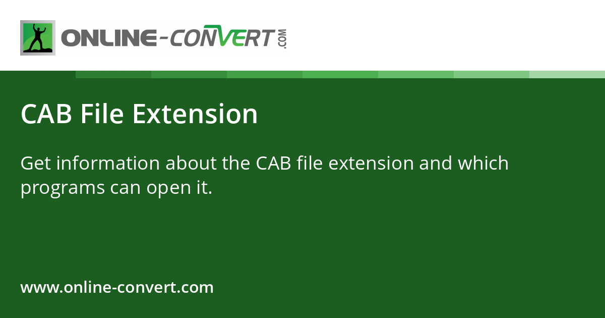 CAB File Extension