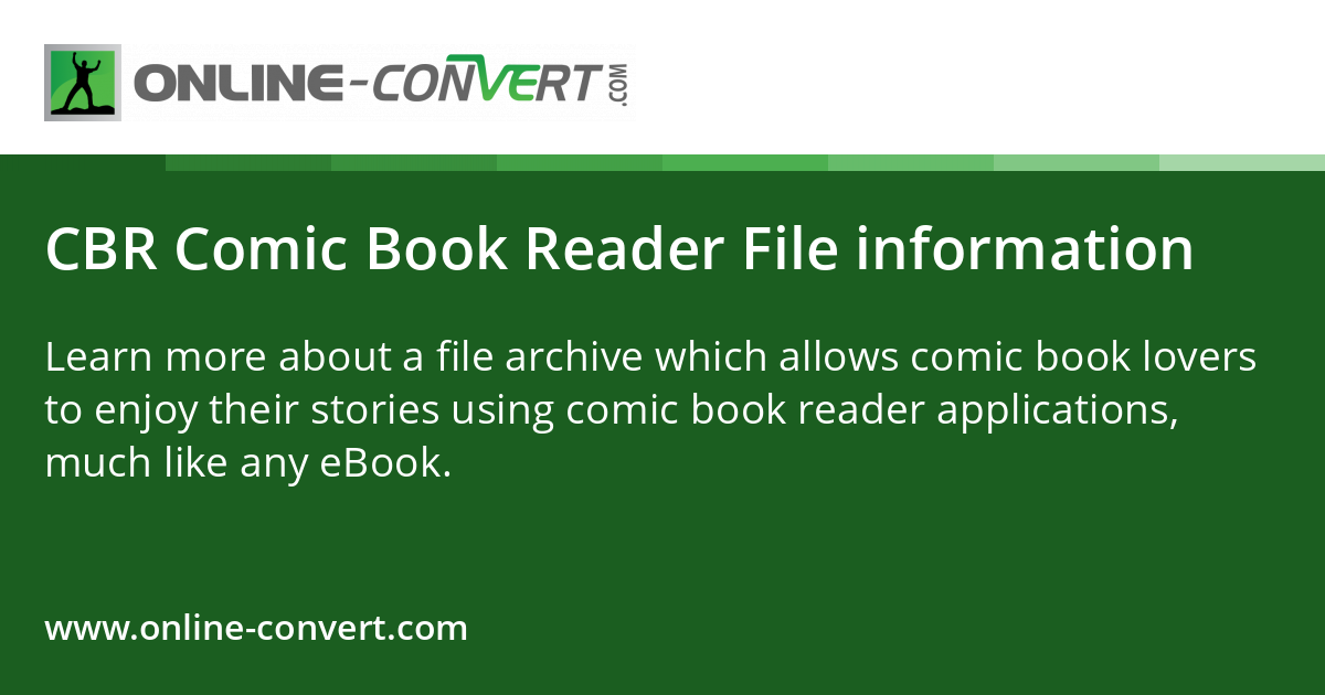 CBR Comic Book Reader File information