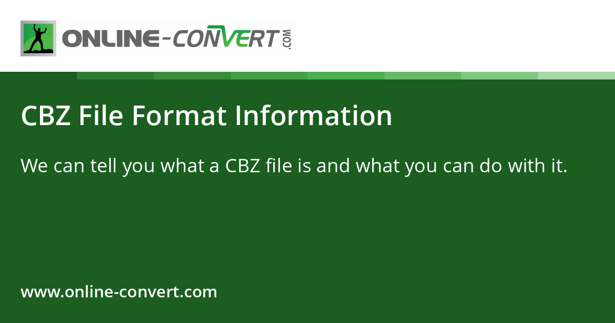 CBZ File Format Information