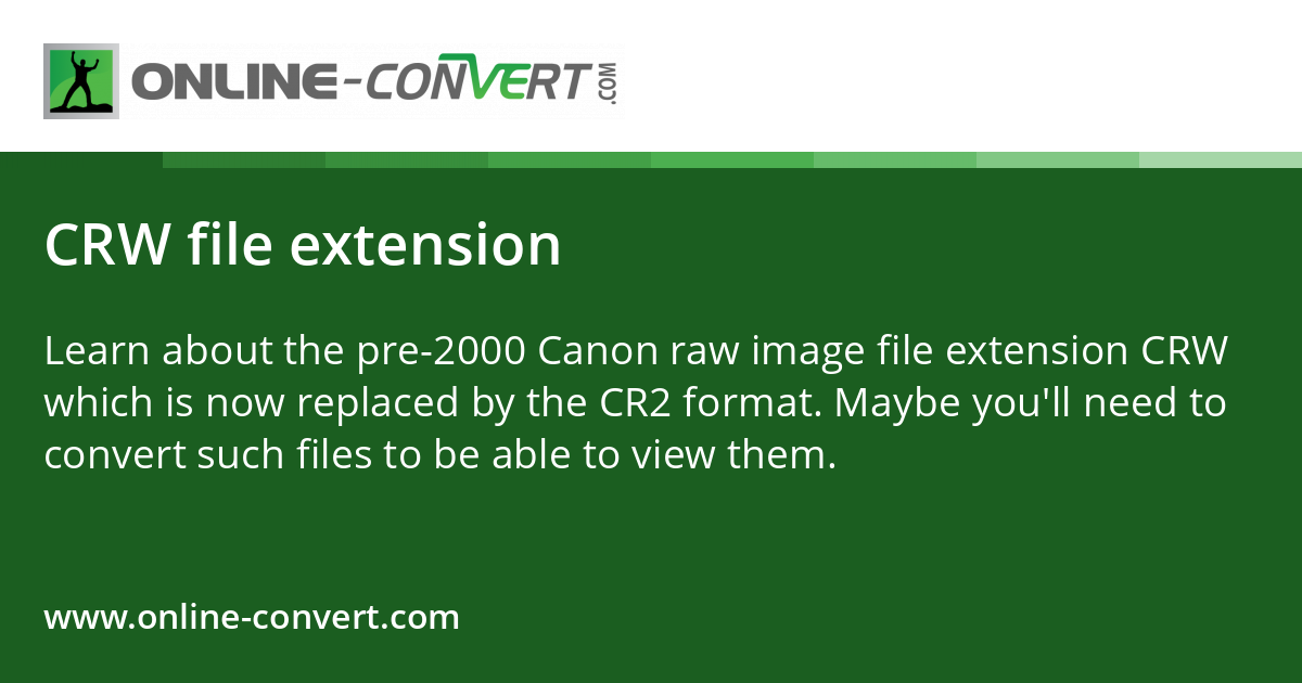 CRW file extension