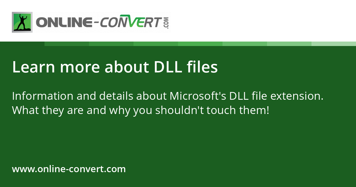 Learn more about DLL files