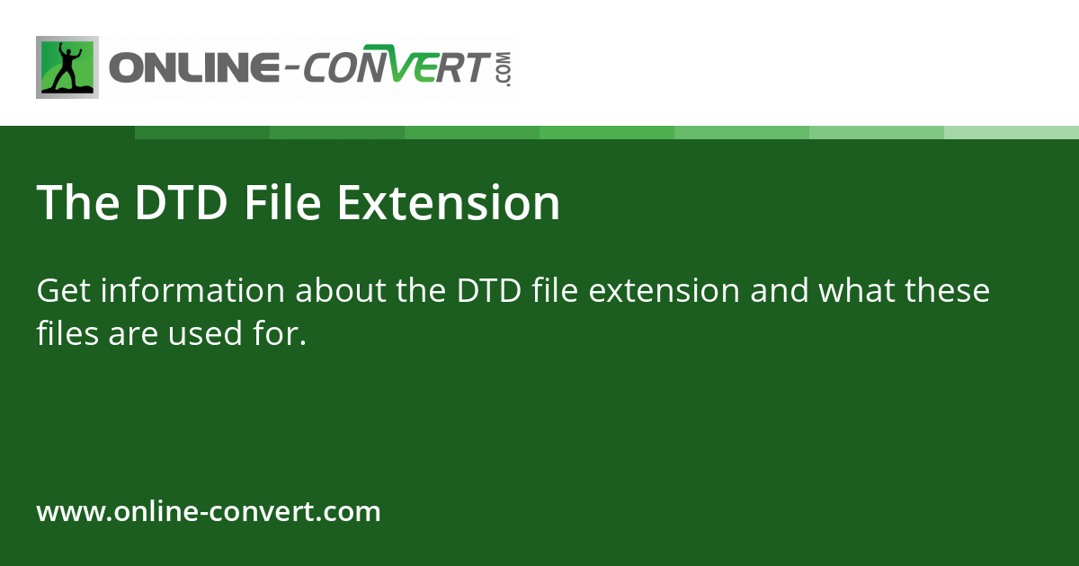 The DTD File Extension