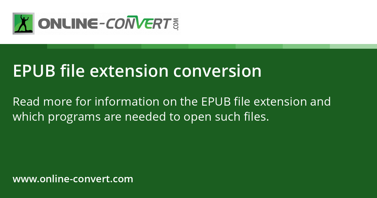 EPUB file extension conversion