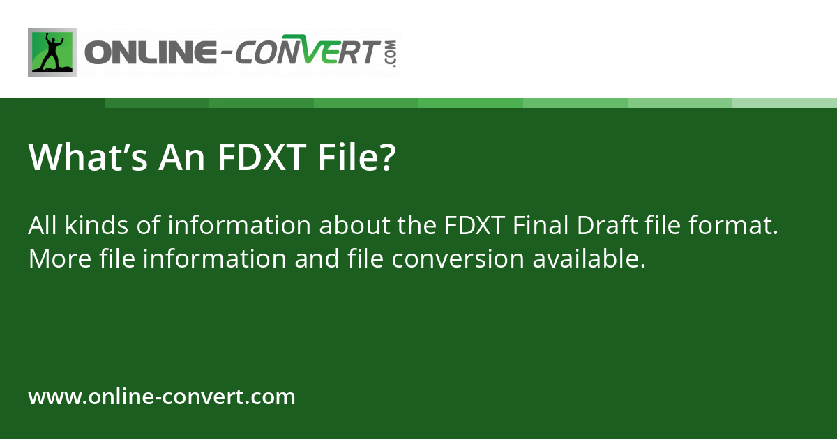 What’s An FDXT File?
