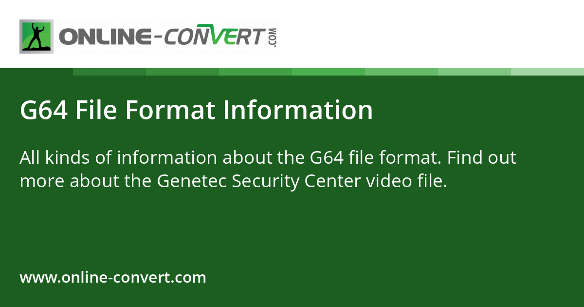 G64 File Format Information