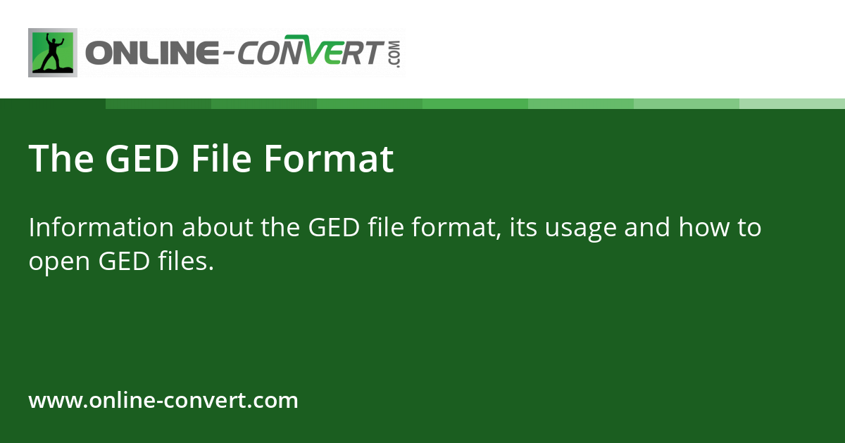 The GED File Format