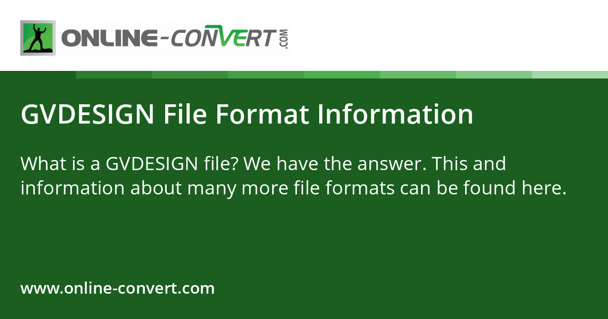 GVDESIGN File Format Information