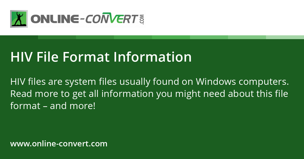 HIV File Format Information