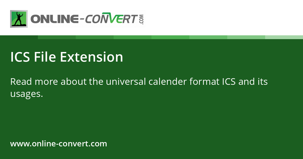 ICS File Extension