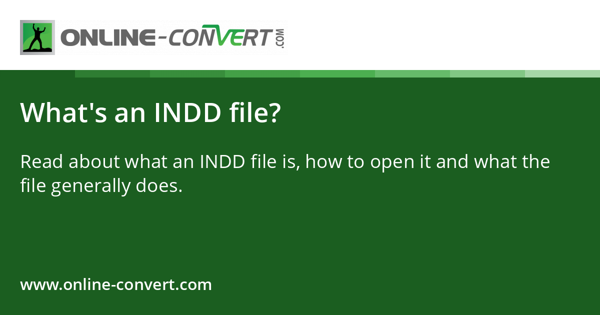 What's an INDD file?