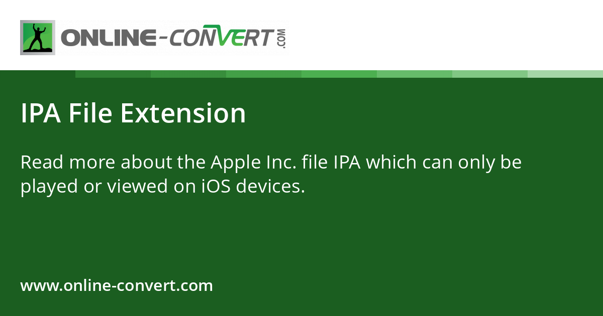IPA File Extension