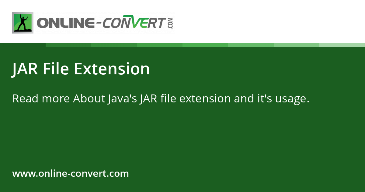 JAR File Extension