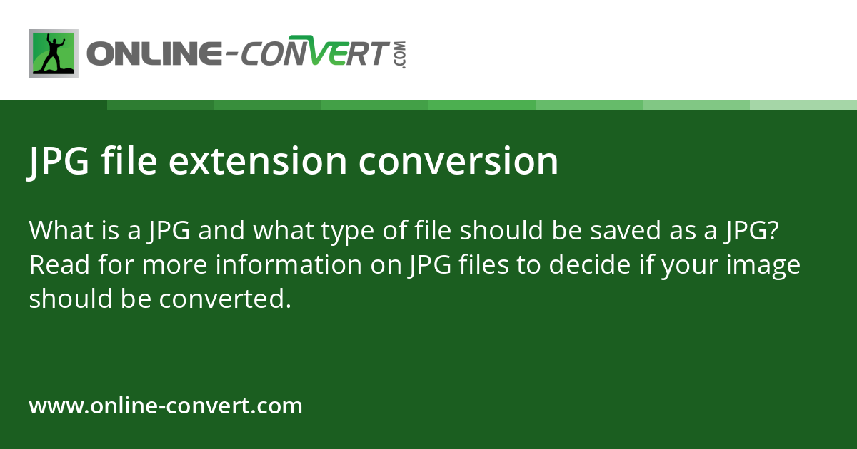JPG file extension conversion