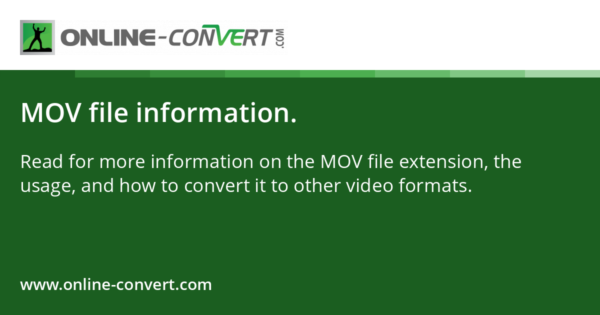 MOV file information.