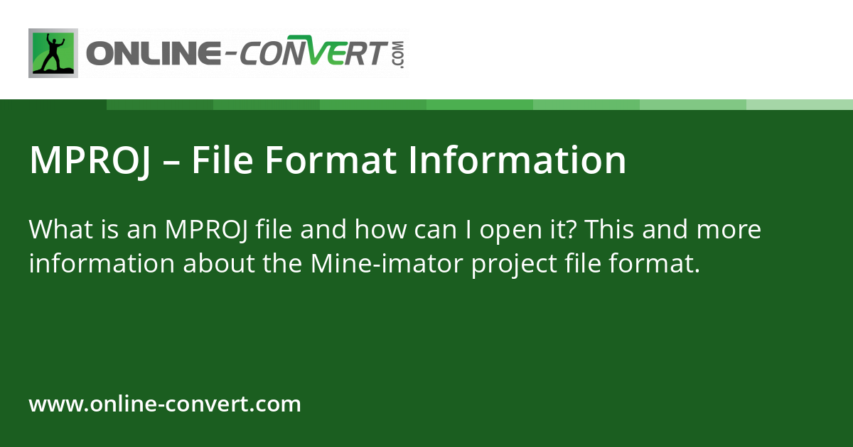 MPROJ – File Format Information