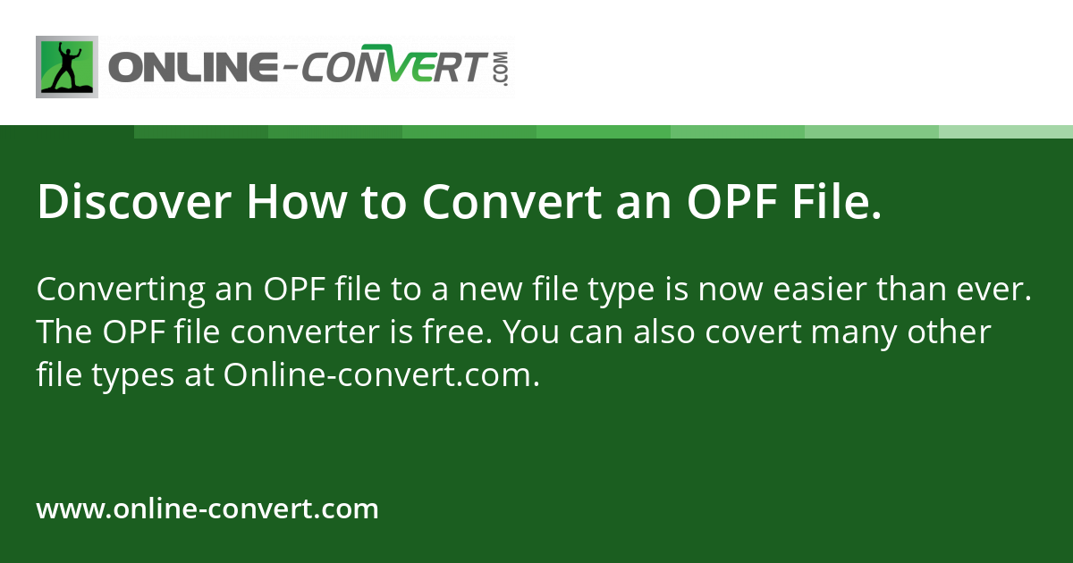 Discover How to Convert an OPF File.