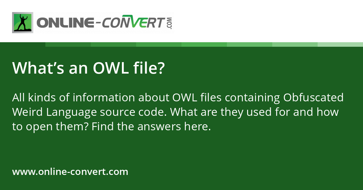What’s an OWL file?