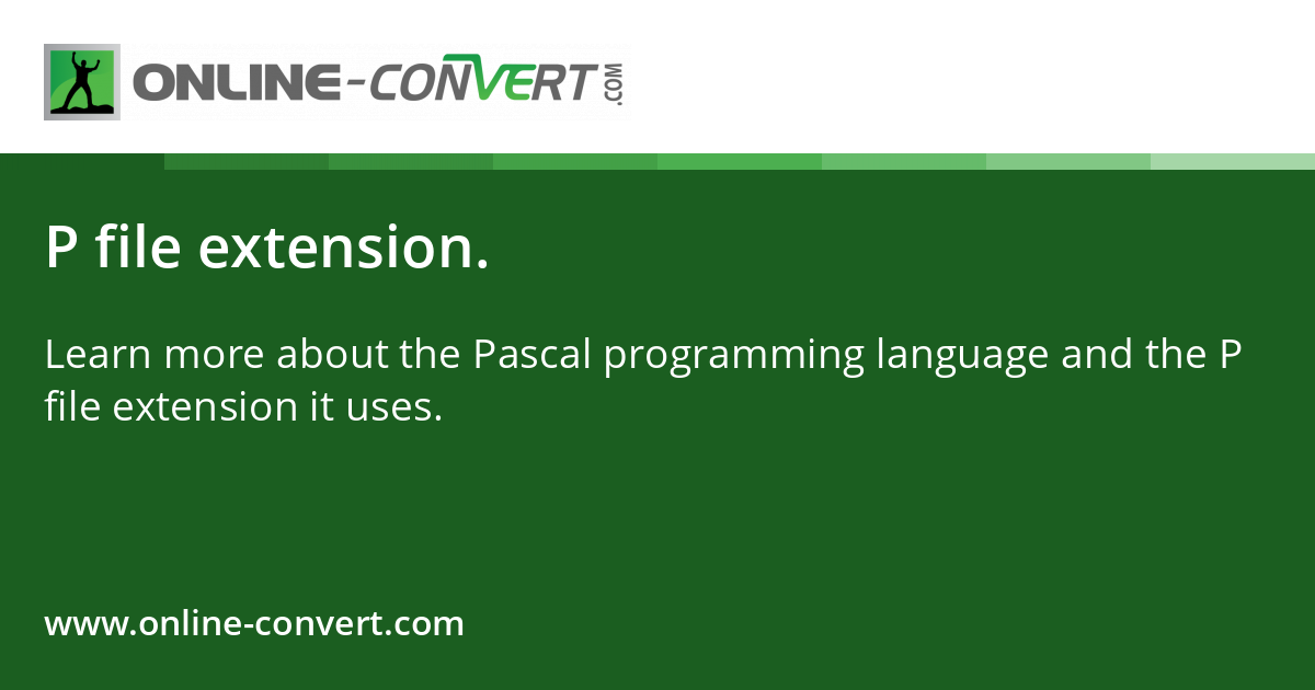 P file extension.