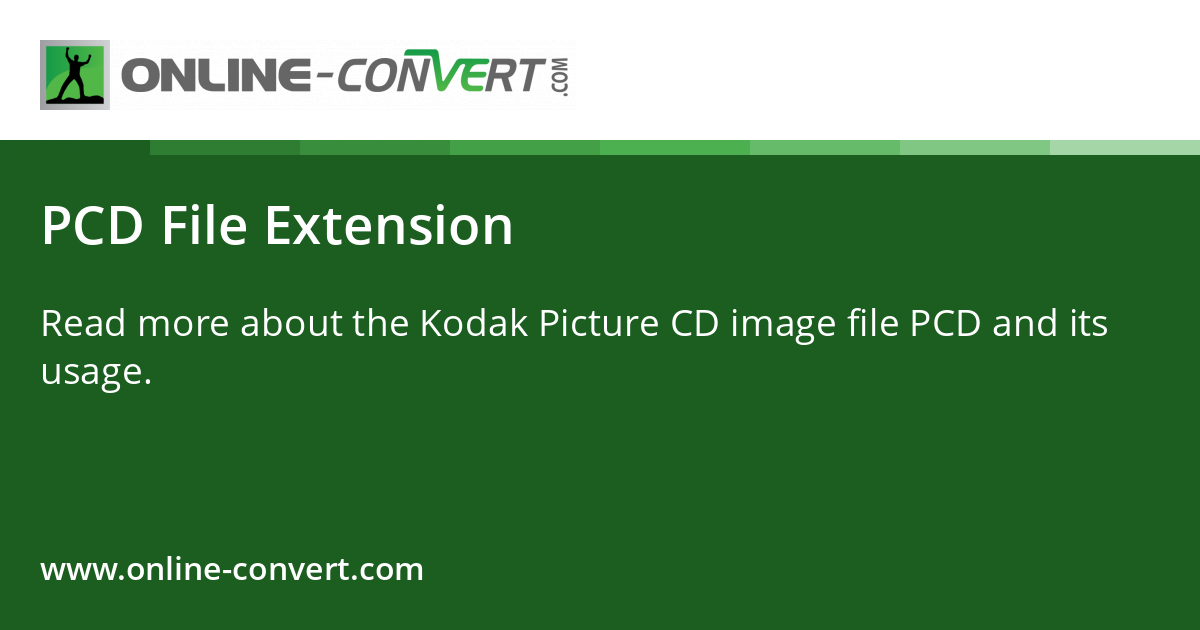 PCD File Extension