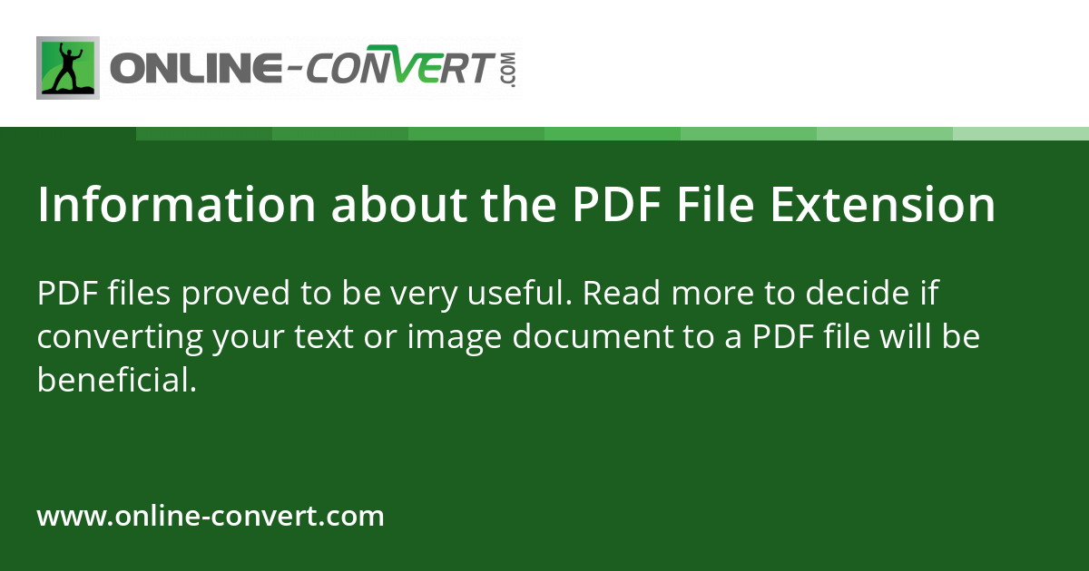 Information about the PDF File Extension