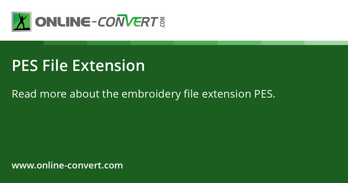 PES File Extension