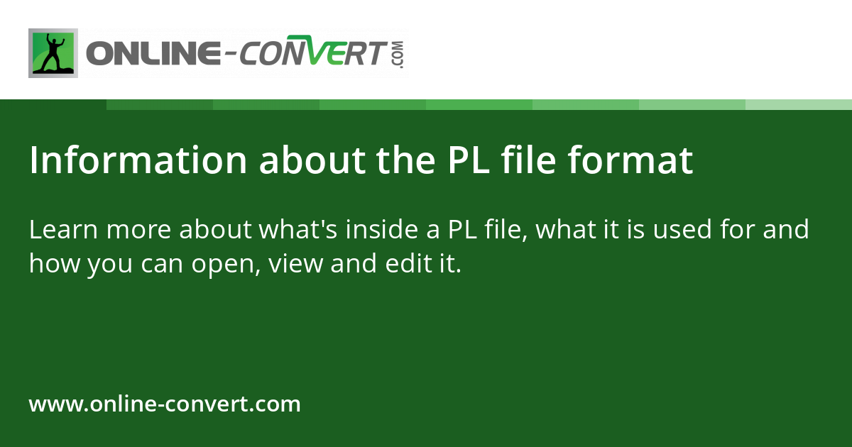 Information about the PL file format