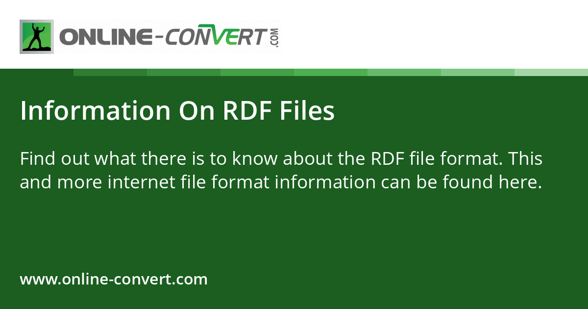 Information On RDF Files