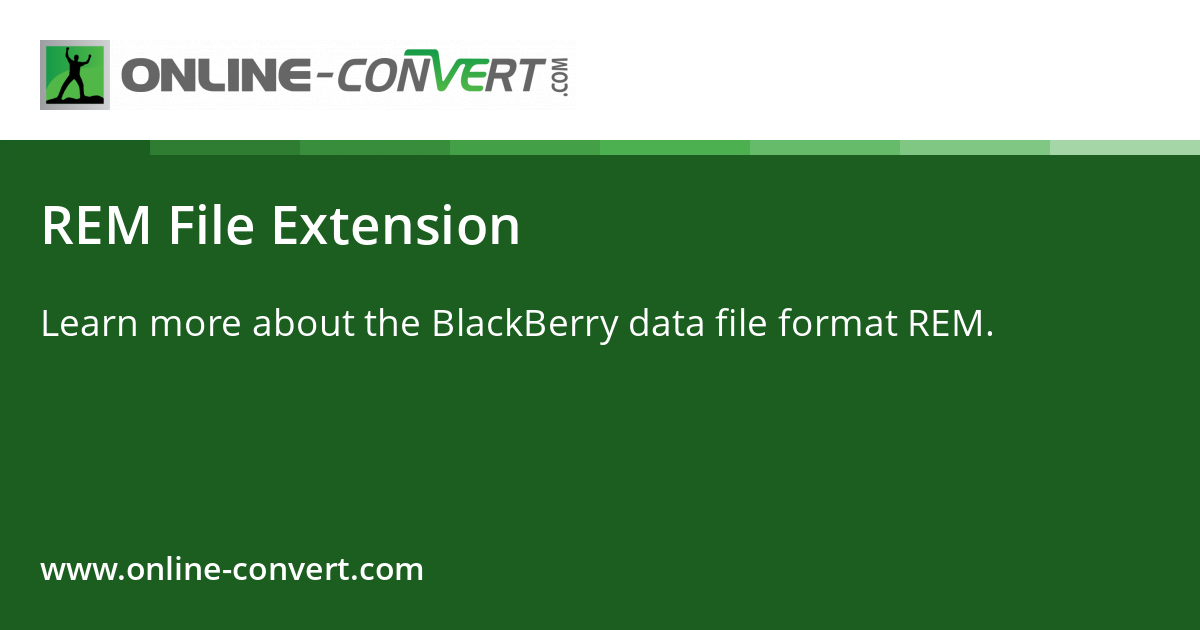 REM File Extension