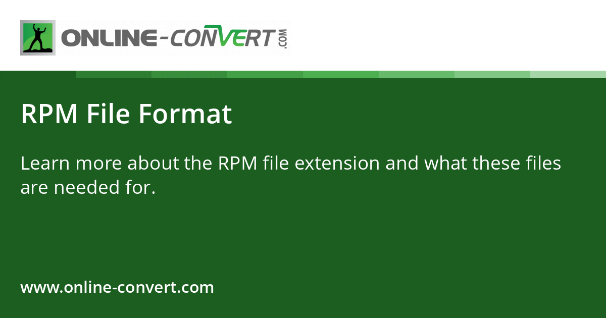 RPM File Format