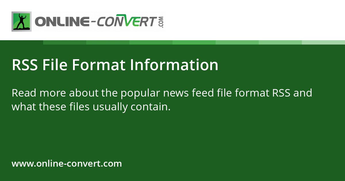 RSS File Format Information