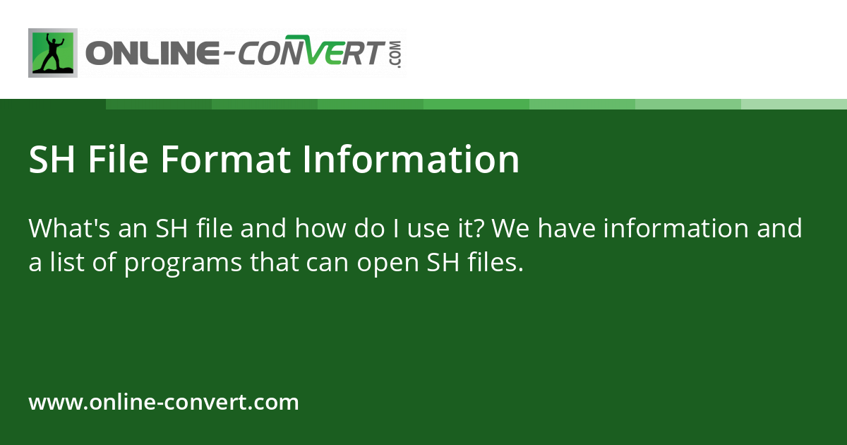 SH File Format Information