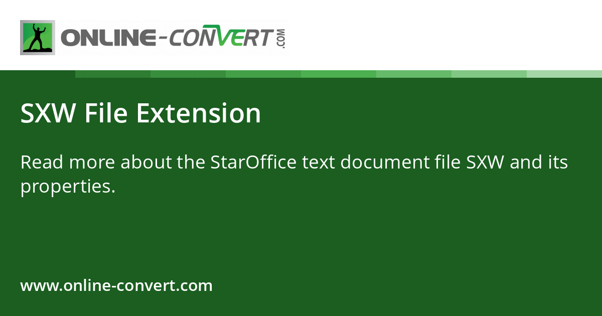 SXW File Extension