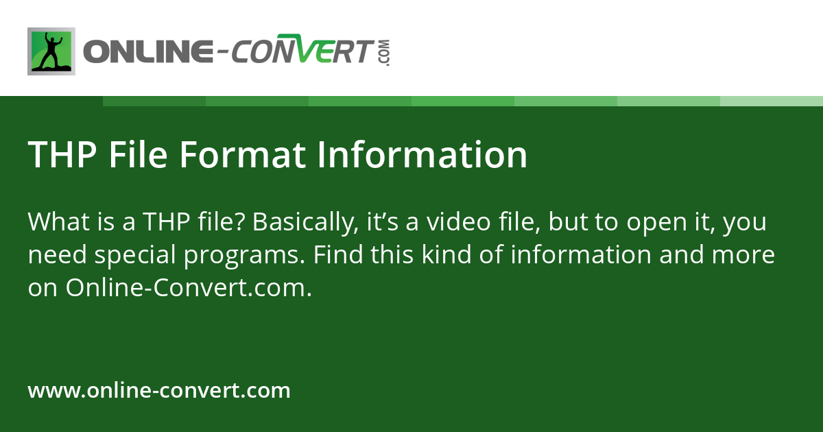 THP File Format Information
