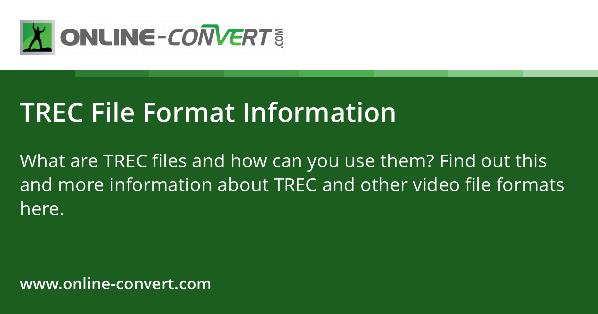 TREC File Format Information