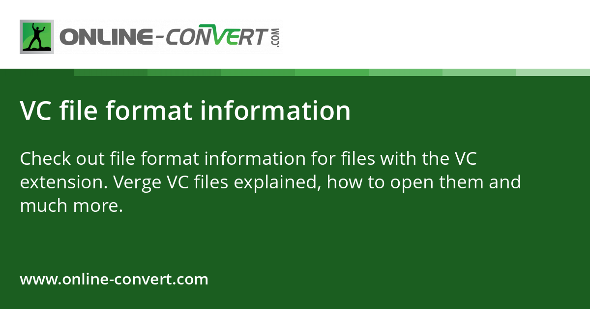 VC file format information