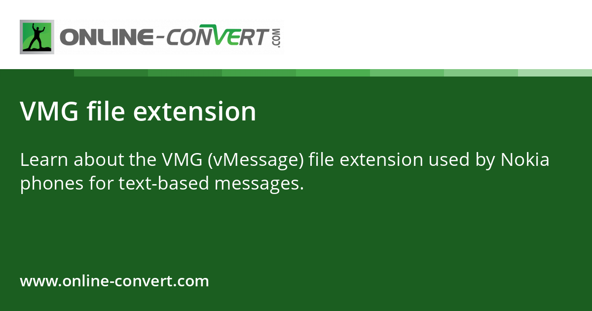VMG file extension